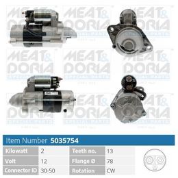 MEAT & DORIA MEAT & DORIA Starter 5035754 f&uuml;r Opel MITSUBISHI