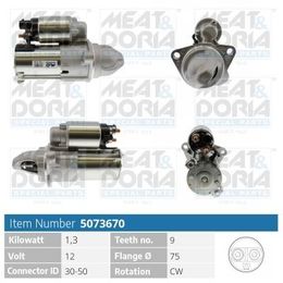 MEAT & DORIA MEAT & DORIA Starter 5073670 f&uuml;r Opel GM