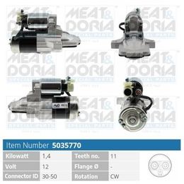MEAT & DORIA MEAT & DORIA Starter 5035770 f&uuml;r MAZDA MITSUBISHI