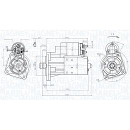 MAGNETI MARELLI Starter 063720297010 f&uuml;r VW MITSUBISHI