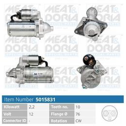 MEAT & DORIA MEAT & DORIA Starter 5015831 f&uuml;r Opel GM RENAULT NISSAN MITSUBISHI