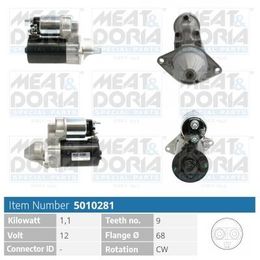 MEAT & DORIA MEAT & DORIA Starter 5010281 f&uuml;r Opel CHEVROLET