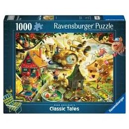 Puzzle Ravensburger "Dean MacAdam: Aufgepasst, kleine Schweinchen", bunt, Puzzles, KinderB:70cm H:50cm, Pappe, Motiv, Made in Germany, B:70cm H:50cm