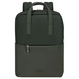 Notebookrucksack Samsonite, Gr. B/H/T: 27cm x 37,5cm x 11cm, gr&uuml;n, Polyester, Rucks&auml;cke, minimalistische Optik