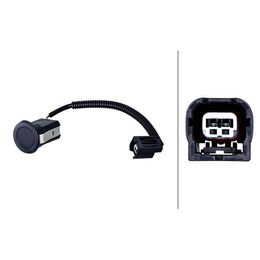Hella Sensor, Einparkhilfe 6px358141931 f&uuml;r HONDA