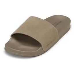 Marc O'Polo Strandschuh MARC O'POLO "mit Velourslederriemen", Herren, Gr. 40, schwarz taupe, Obermaterial: 100% Leder (Rind), unifarben, Schuhe Strandschuh