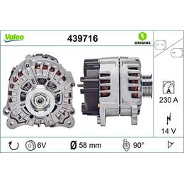 Valeo Generator NEW ORIGINAL PART 439716 f&uuml;r VW