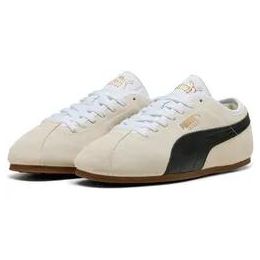Sneaker Puma "TACKLE", Herren, Gr. 40, alpine snow, Puma schwarz, gum, Leder, mehrfarbig, Schuhe Sneaker, mit sportlichem Stil, mit Schn&uuml;rverschluss, Obermaterial aus Leder