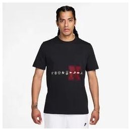 T-Shirt Nike "U NSW TEE STD CELEBRATE BRAND", Herren, Gr. XS, schwarz, Obermaterial: 100% Baumwolle, Shirts T-Shirt, f&uuml;r Erwachsene, sportlicher Stil, f&uuml;r Freizeit und Aktivit&auml;ten