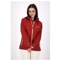 Regenjacke DEPROC ACTIVE "ROBSON WMN II", Damen, Gr. 44L, weinrot, 100% Polyester, normal, elastischer Bund mit Gummizug, Jacken Regenjacke, auch in Gro&szlig;en Gr&ouml;&szlig;en erh&auml;ltlich