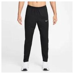 Laufhose Nike "M NK DF MILER KNIT PANT", Herren, Gr. XS, N-Gr, schwarz, schwarz,, Obermaterial: 100% Polyester, Hosen Laufhose, sportlicher Stil