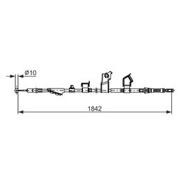 Bosch Seilzug, Feststellbremse 1987482911 f&uuml;r HONDA