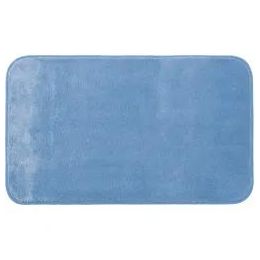 G&ouml;zze Badematte G&Ouml;ZZE "Rio Premium", blau, H:18mm, Polyester, Badematten, Badematte, Badteppich, Uni Farben, waschbar, rechteckig & rund erh&auml;ltlich