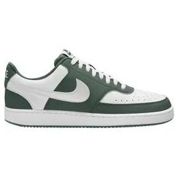 Sneaker Nike SPORTSWEAR "Court Vision Low", Herren, Gr. 44, fir, wei&szlig;, Synthetik, Schuhe Sneaker, inspiriert vom Design des Nike Air Force