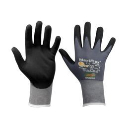 SWSTAHL Schutzhandschuh Nylon Strickhandschuh Nitril/PU Foam, Gr.9 10 Paar Sparpaket z632