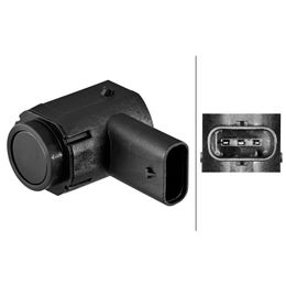 Hella Sensor, Einparkhilfe 6px358270751 hinten f&uuml;r NISSAN