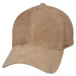 Marc O'Polo Baseball Cap MARC O'POLO "aus weichem Ziegenveloursleder", Herren, earthy taupe, Obermaterial: 100% Kaschmir Obermaterial: 100% Leder; Futter: 100% Baumwolle, unifarben, Caps