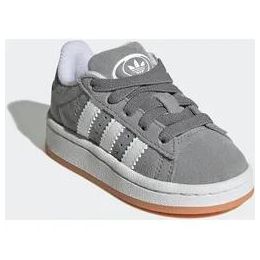 Sneaker Adidas ORIGINALS "CAMPUS 00S KIDS, KOMFORTVERSCHLUSS, ELASTISCHE SCHN&Uuml;RSENKEL", M&auml;dchen, Gr. 24, grau three, ftwr wei&szlig;, ftwr wei&szlig;, Leder, Synthetik, Schuhe Sneaker, f&uuml;r Kinder