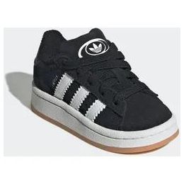 Sneaker Adidas ORIGINALS "CAMPUS 00S KIDS, KOMFORTVERSCHLUSS, ELASTISCHE SCHN&Uuml;RSENKEL", M&auml;dchen, Gr. 22, core schwarz, ftwr wei&szlig;, ftwr wei&szlig;, Leder, Synthetik, Schuhe Sneaker, f&uuml;r Kinder