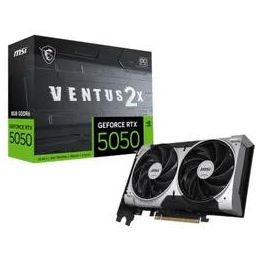MSI Grafikkarte "GEFORCE RTX 5050 8G VENTUS 2X OC", ohne farbbezeichnung, Grafikkarten