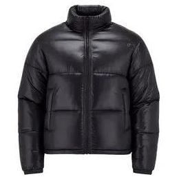 Winterjacke Urban Classics "Urban Classics Shiny Puffer Jacket", Herren, Gr. XXL, schwarz, 100% Recycled Polyamide/Nylon, unifarben, normal, amerikanischer Ausschnitt, Jacken Winterjacke
