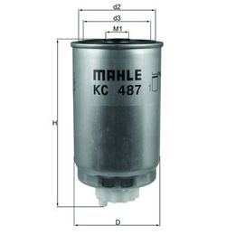 KNECHT Kraftstofffilter kc487 Anschraubfilter 156mm Gewindema&szlig;M16x1,5 f&uuml;r JEEP LANCIA