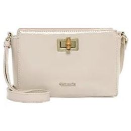 Umh&auml;ngetasche Tamaris "Umh&auml;ngetasche TAS Kristine", Damen, Gr. B/H/T: 20,5cm x 14cm x 6,5cm 0, beige (beige 400), Polyurethan, Taschen Umh&auml;ngetasche