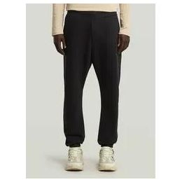 G-Star Raw Trainingshose G-STAR "Script Sweater Pant", Herren, Gr. XXL, dk schwarz, Obermaterial: 58% Baumwolle, 42% Polyester, Hosen Trainingshose