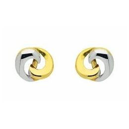 Adelia&acute;s Paar Ohrh&auml;nger ADELIA ́S "Ohrstecker Ohrringe 333 Gold ( 8K ) &ndash; Goldohrringe", silber, Ohrringe, Damen, Damen, Gold, Goldohrringe