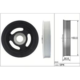INA Riemenscheibe, Kurbelwelle 544010410 f&uuml;r FORD OPEL MINI VOLVO CITRO&Euml;N SUZUKI FIAT MAZDA