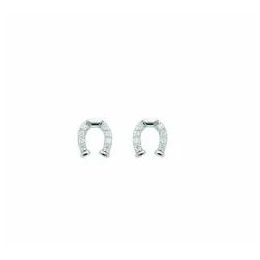 Adelia&acute;s Paar Ohrh&auml;nger ADELIA ́S "Ohrstecker Ohrringe 925 Silber mit Zirkonia &ndash; Silberohrringe", silber, Ohrringe, Damen, Damen, Silber 925 (Sterlingsilber), Silberohrringe