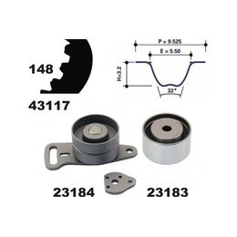 MAPCO Zahnriemensatz 23120 f&uuml;r Chrysler RENAULT JEEP
