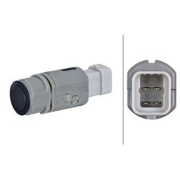 Hella Sensor, Einparkhilfe 6px358270191 f&uuml;r HYUNDAI KIA