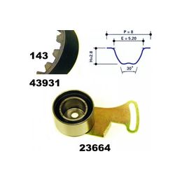 MAPCO Zahnriemensatz 23938 f&uuml;r ROVER AUSTIN LAND