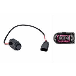 Hella Sensor, Einparkhilfe 6px358270791 hinten f&uuml;r Skoda VW