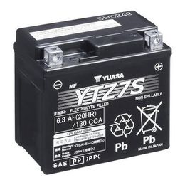 Yuasa Starterbatterie ytz7s 12V 68Ah 130A f&uuml;r HONDA