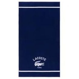 Badetuch Lacoste "LORIGIN", methyle, B:90cm L:160cm, Frottier, Obermaterial: 100% Baumwolle, Handt&uuml;cher, Badetuch, mit Label-Applikationen