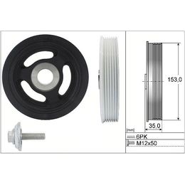 INA Riemenscheibe, Kurbelwelle 544010420 f&uuml;r FORD VAUXHALL MINI VOLVO CITRO&Euml;N MAZDA SUZUKI FIAT