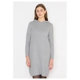 Sweatkleid Cecil, Damen, Gr. XL (44), US-Gr&ouml;&szlig;en, luna grau melange, Web, 42% Baumwolle, 42% Polyacryl, 16% metallisierte Fasern, unifarben, normal kniefrei, ohne Ausschnitt, Rippb&uuml;ndchen, Kleider Sweatkleid, mit Kapuze
