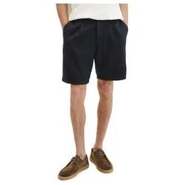 Marc O'Polo Shorts MARC O'POLO "aus TENCELTM Lyocell -Leinen-Mix", Herren, Gr. 33, Normalgr&ouml;&szlig;en, schwarz navy, Obermaterial: 52% Lyocell, 26% Leinen, 22% Baumwolle, unifarben, relaxed fit normal, Hosen Shorts