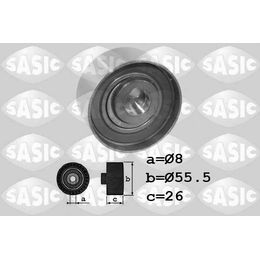 SASIC Spannrolle, Zahnriemen 1706069 f&uuml;r Ford LANCIA