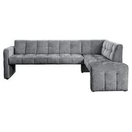 Essbank exxpo - SOFA FASHION "Barista, bequem und elegant, hohe Bodenfreiheit", anthrazit, B:245cm H:83cm T:159cm, Sitzb&auml;nke, Essbank, Eckbank Barista bequem und elegant, hochwertige Detailverarbeitung