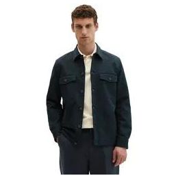 Marc O'Polo Kurzjacke MARC O'POLO "aus glatter Bio-Baumwoll-Qualit&auml;t", Herren, Gr. XXL, schwarz navy, Obermaterial: 99% Baumwolle, 1% Elasthan, unifarben, regular fit, Doppelmanschette, Jacken Kurzjacke