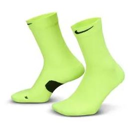 Kniestr&uuml;mpfe Nike "U NK MDWT RUN CREW 1PR - 168", Damen, Gr. L (42/45), volt, schwarz, b, Obermaterial: 93% Polyester, 6% Elasthan, 1% Nylon, Socken Kniestr&uuml;mpfe