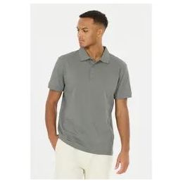 Poloshirt NOU "Harrold V2", Herren, Gr. 4XL, gr&uuml;n, wei&szlig;, 96% Baumwolle, 4% Elasthan, unifarben, normal, V-Ausschnitt, Shirts, Schmucklos