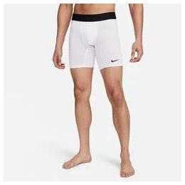 Trainingstights Nike "PRO DRI-FIT MEN'S " SHORTS", Herren, Gr. XXL, N-Gr, wei&szlig;, schwarz, Obermaterial: 90% Polyester, 10% Elasthan, Hosen