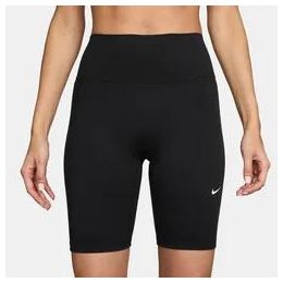 Trainingstights Nike "W NK DF ONE HR 8" SHRT USEAM", Damen, Gr. L, N-Gr, schwarz, wei&szlig;, Obermaterial: 80% Polyester, 20% Elasthan, Hosen, sportlicher Stil, f&uuml;r Erwachsene