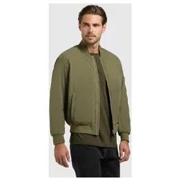 Blouson Khujo "TAWAS", Herren, Gr. L, olive, Web, 70% Baumwolle, 30% Nylon, unifarben, regular fit h&uuml;ftlang, eingesetzt angesetztes B&uuml;ndchen, Jacken Blouson