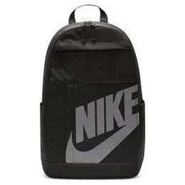 Rucksack Nike SPORTSWEAR "Nike Elemental Backpack (21L)", schwarz, schwarz, anthrazit, Rucks&auml;cke, Web, Obermaterial: 100% Polyester, Rucksack, f&uuml;r Arbeit, Training oder Schule, mit gro&szlig;em Rei&szlig;verschlussfach
