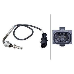 Hella Sensor, Abgastemperatur 6pt010376481 f&uuml;r Chrysler